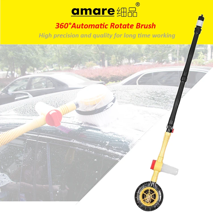 High-quality 360-Degree Rotating Plastic Foam Brush for Car Wash
