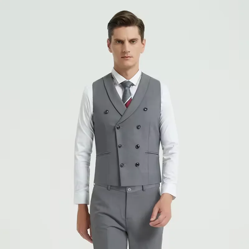 Custom-Made Business Suits for Men Formal Work Clothes with Flat Front ...
