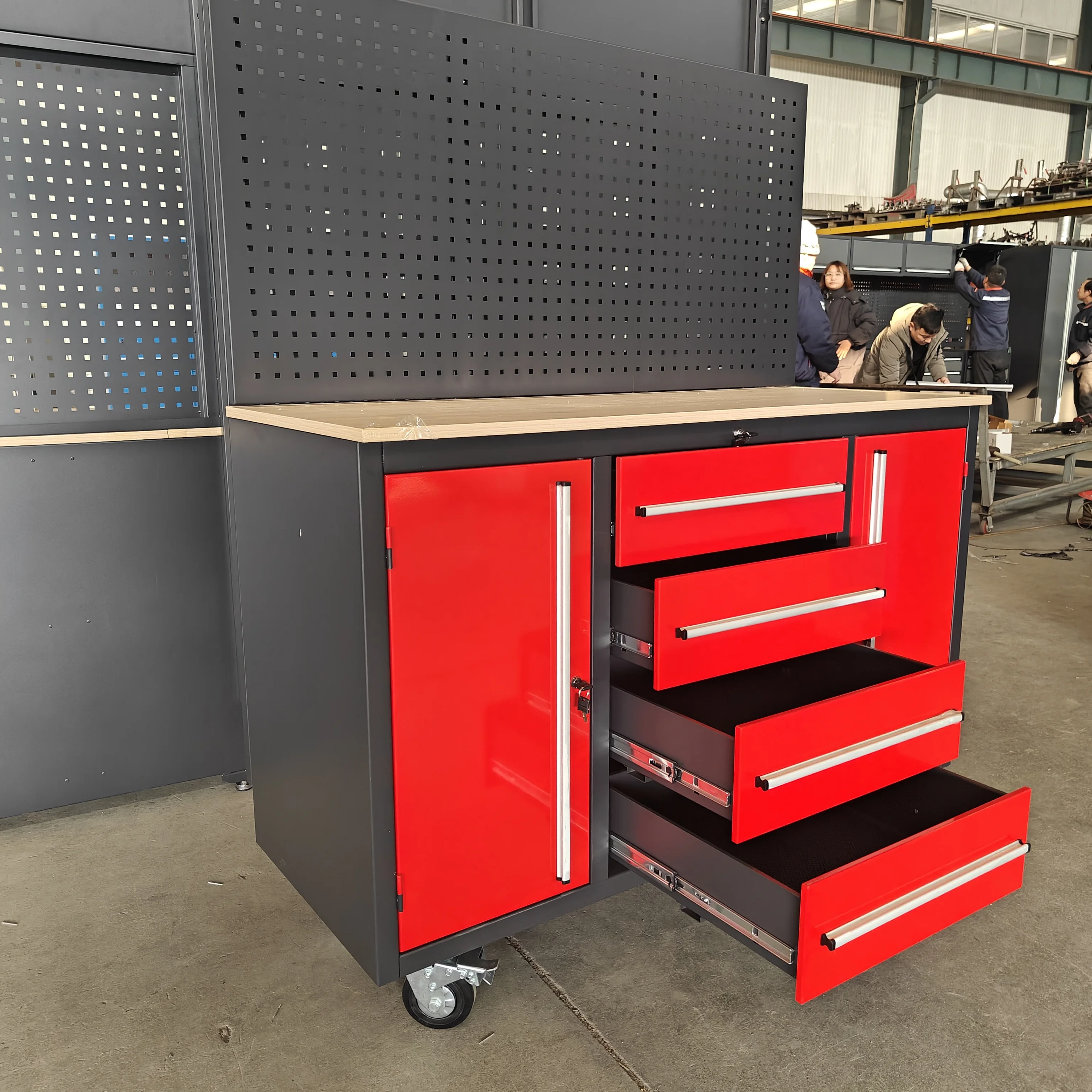 Heavy Duty Work Bench Industrial Metal Workshop Workbench Table For ...