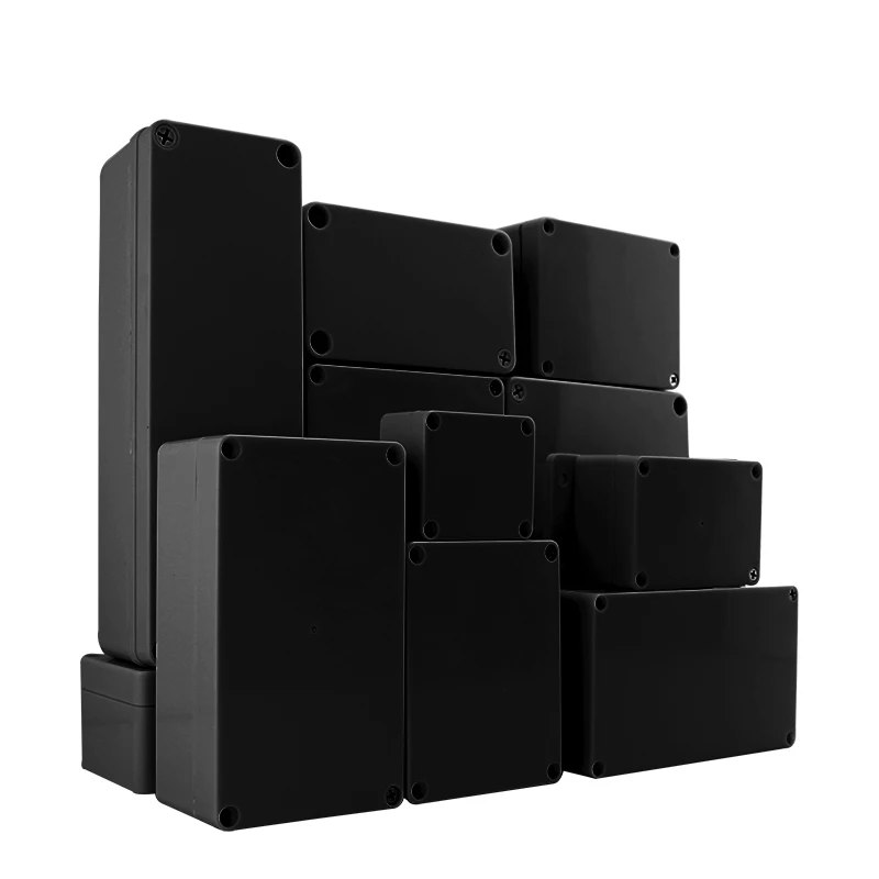 115x90x55mm Black Waterproof IP67 Junction Box - RYD