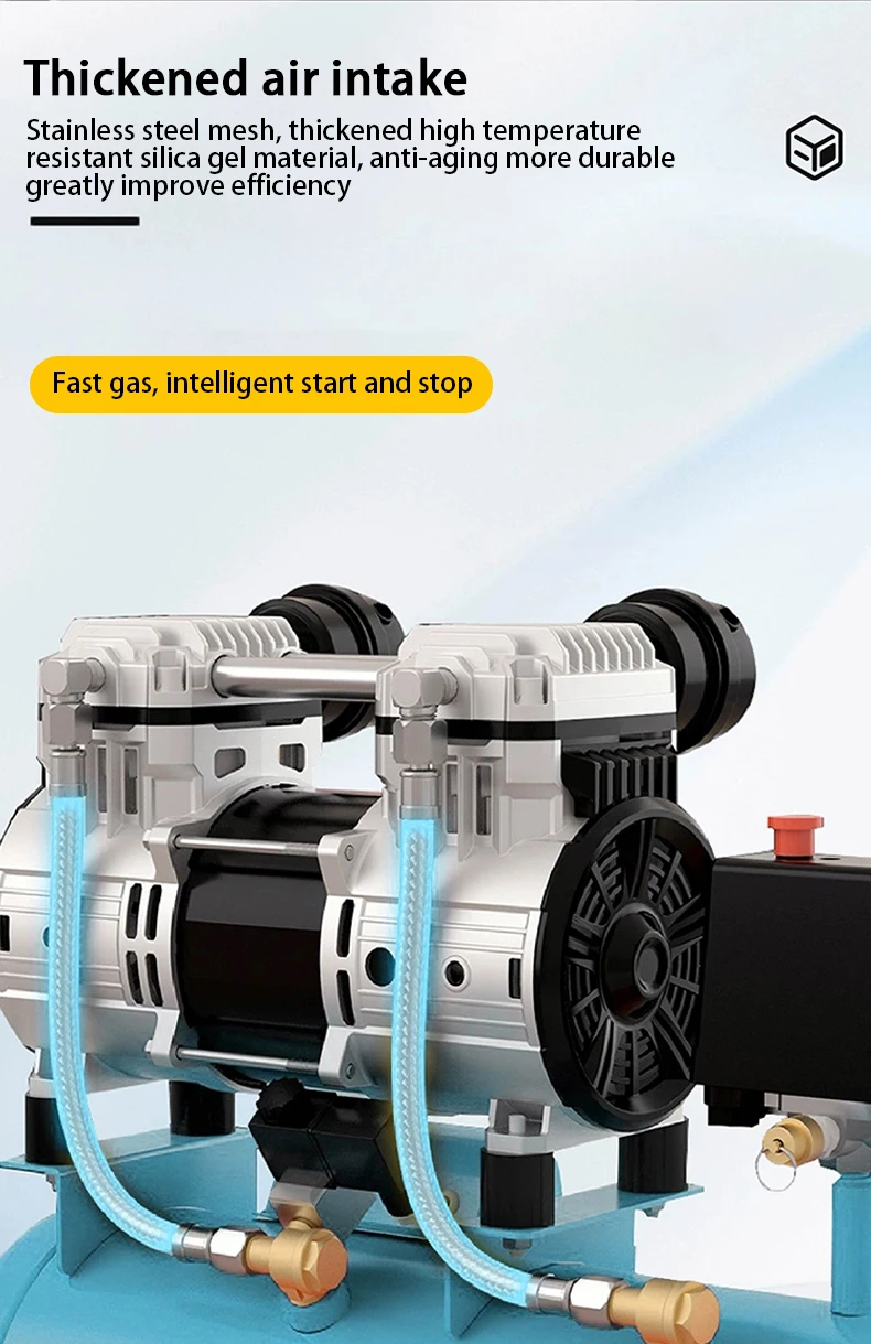 Explosion Proof Oil-free Silent air Compressor Laboratory, Chemical ...