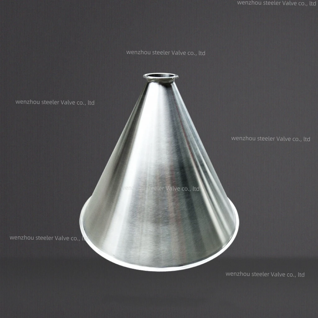 Fine Stainless Steel SS304 316L Sanitary Grade Tri-Clamp Large Conical ...