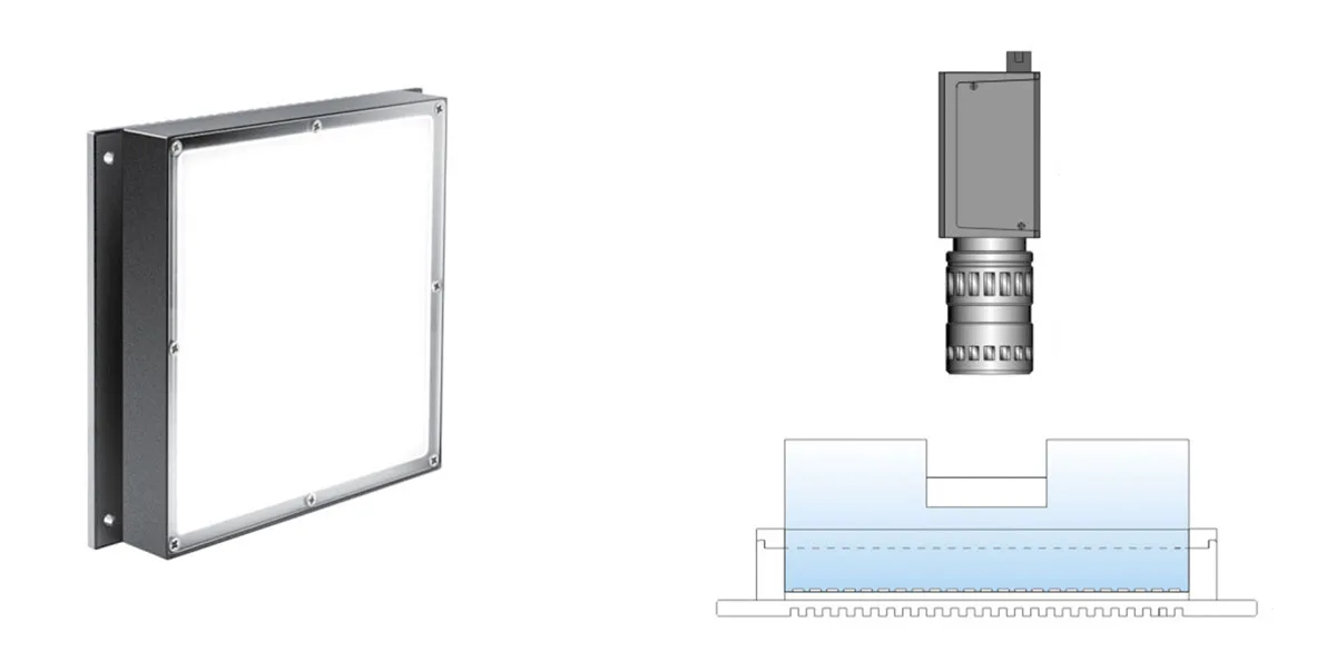Professional Machine Vision Led Bottom Flat Light 50-100mm For ...