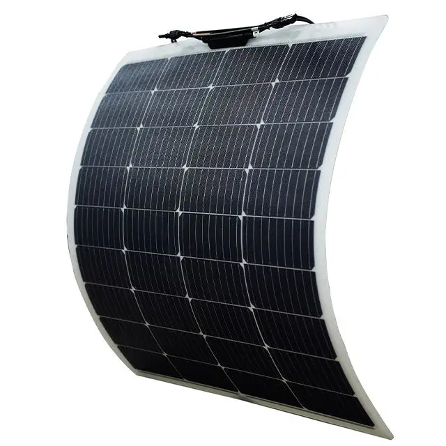 100W High Quality Rollable Amorphous Silicon Thin Film Flexible Solar ...