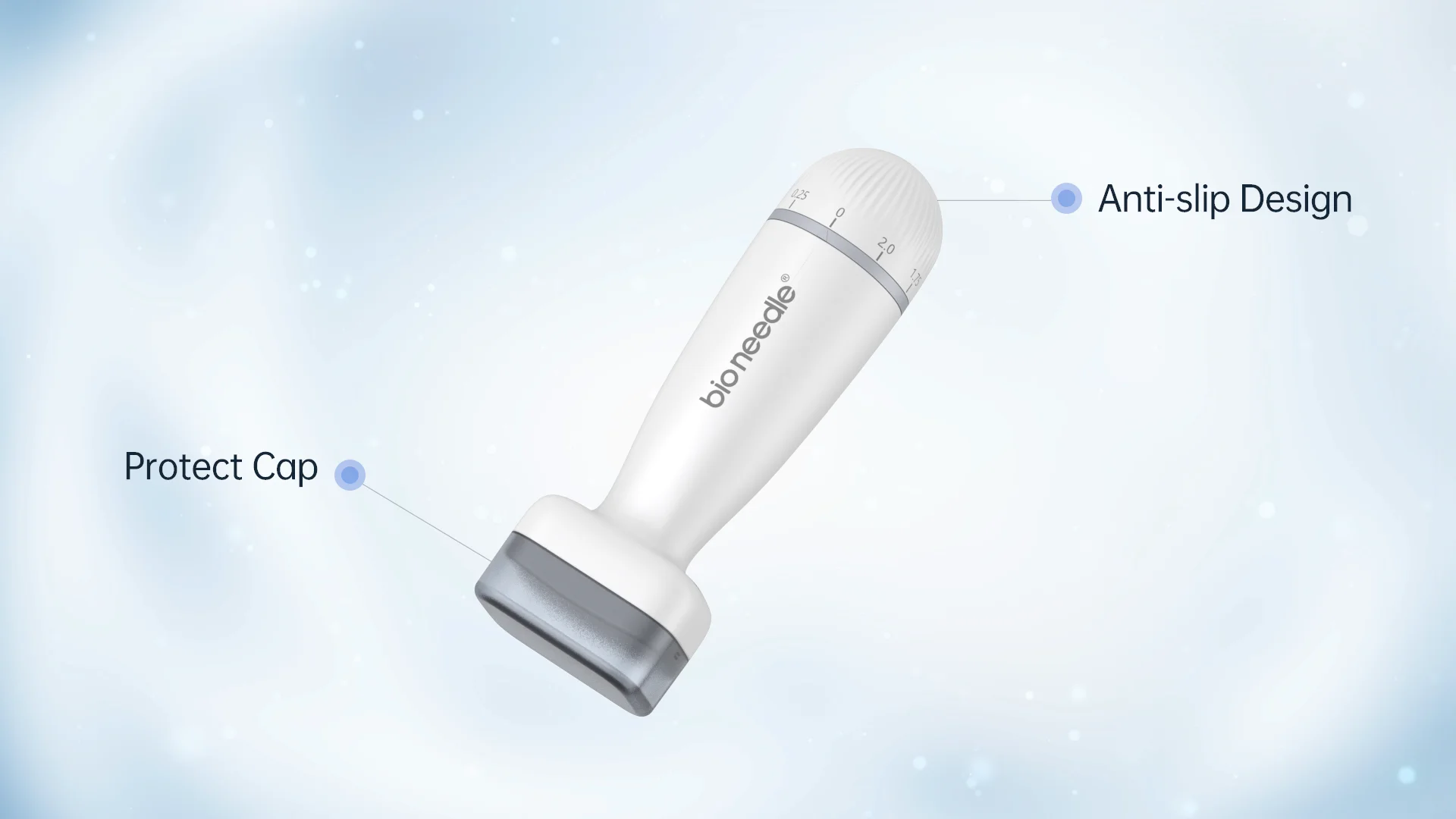 Adjustable 120-pin Derma Stamp Bio Needles For Facial Skin Care And ...