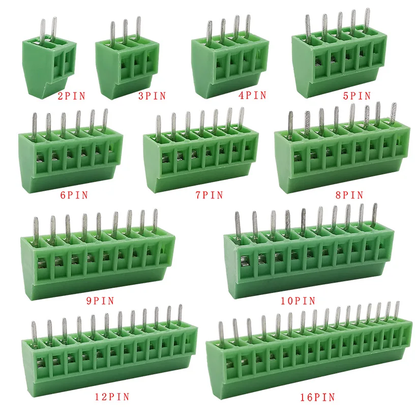 Pitch 2.54mm PCB Screw Terminal Block Connectors - Gerawell