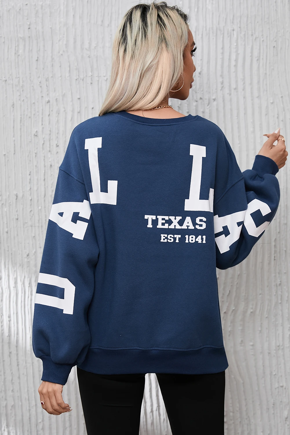 Dear-lover Wholesale High Quality Casual Letter Graphic Pullover Drop ...
