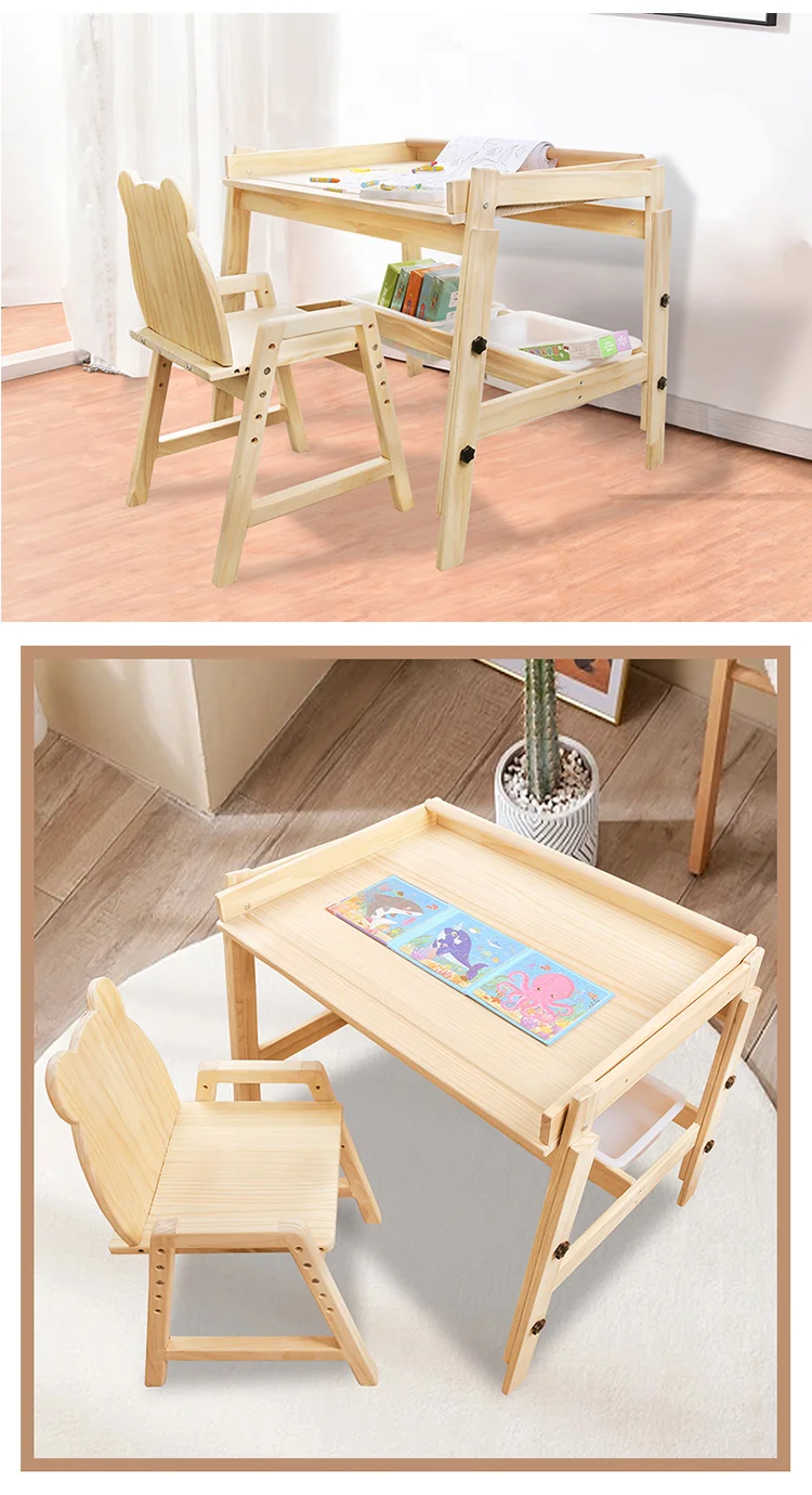 Montessori Toddler Wooden Play Table-sensory Table With Bins ...