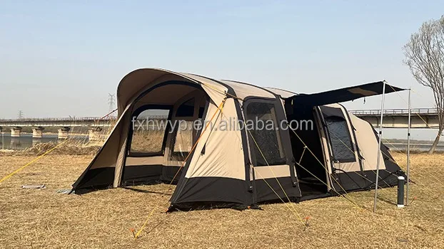 5-8 Person Luxury Inflatable Family Tent Portable Waterproof Inflatable ...