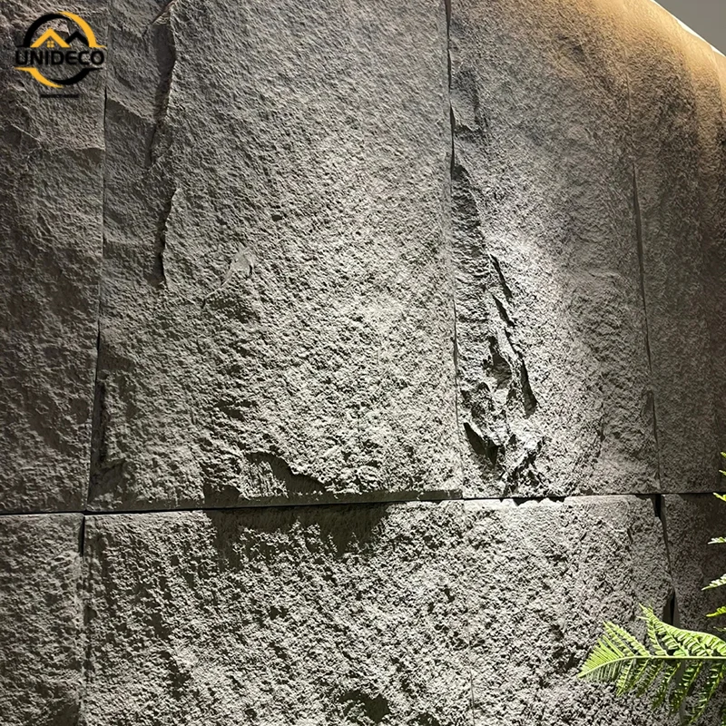 3d Texture Stone For Exterior Artistic Pu Stone Cladding Faux Stone ...
