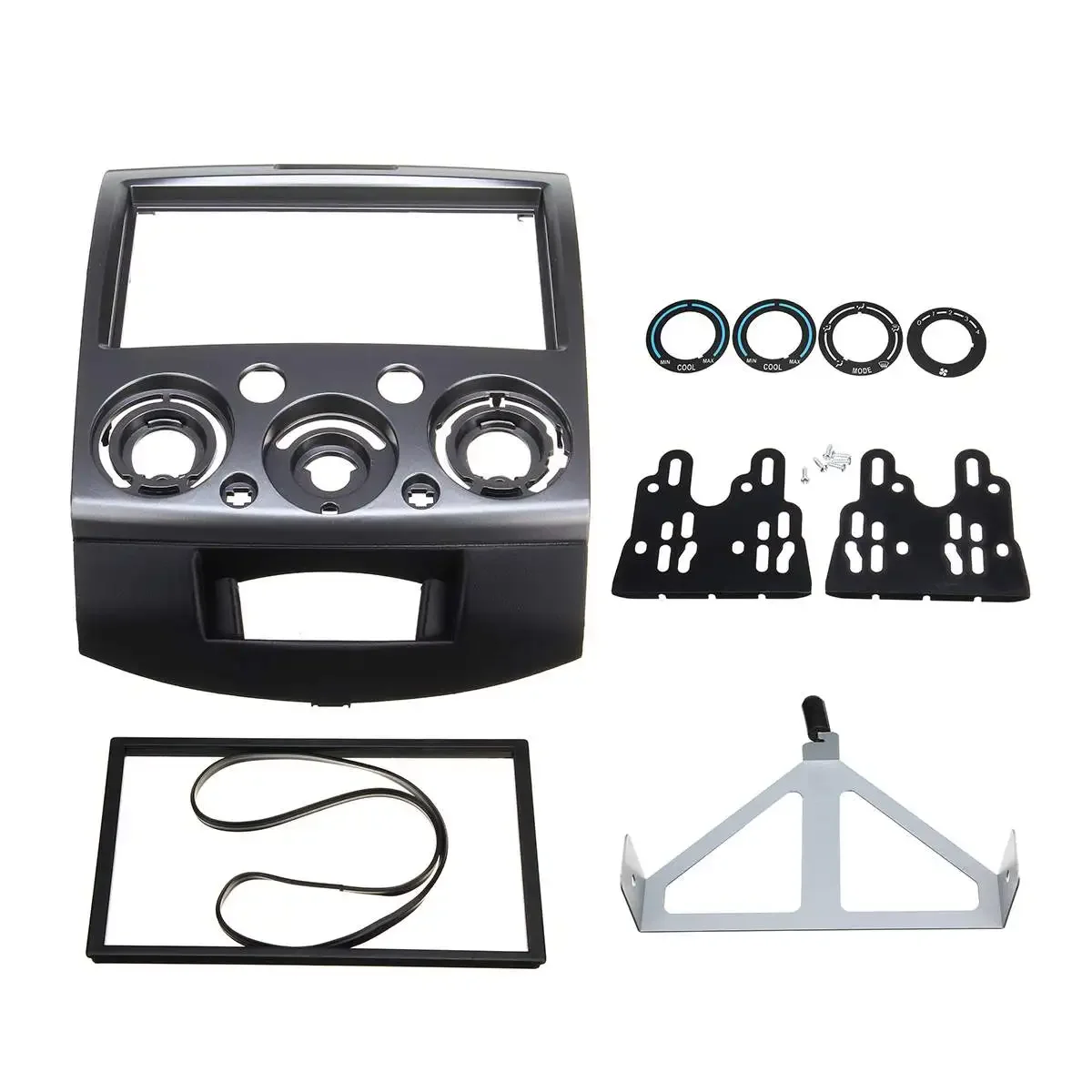 2 Din Car Radio Fascia Stereo Panel Frame CD DVD Dash Audio Cover Audio ...