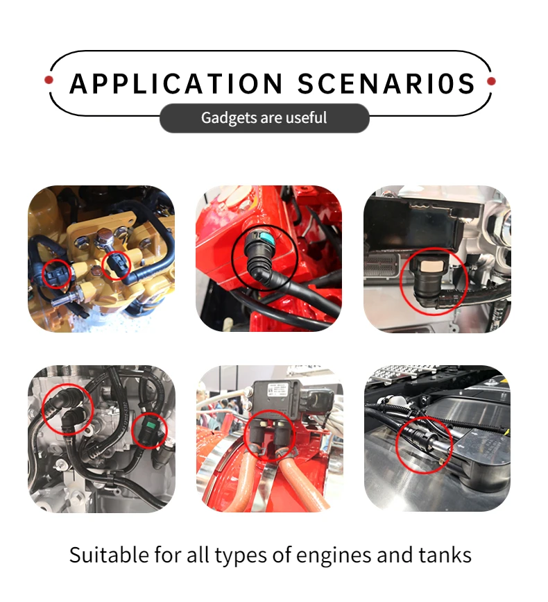 7.89mm Fuel Line Quick Connector Fuel Quick Fitting Female Connector Of ...