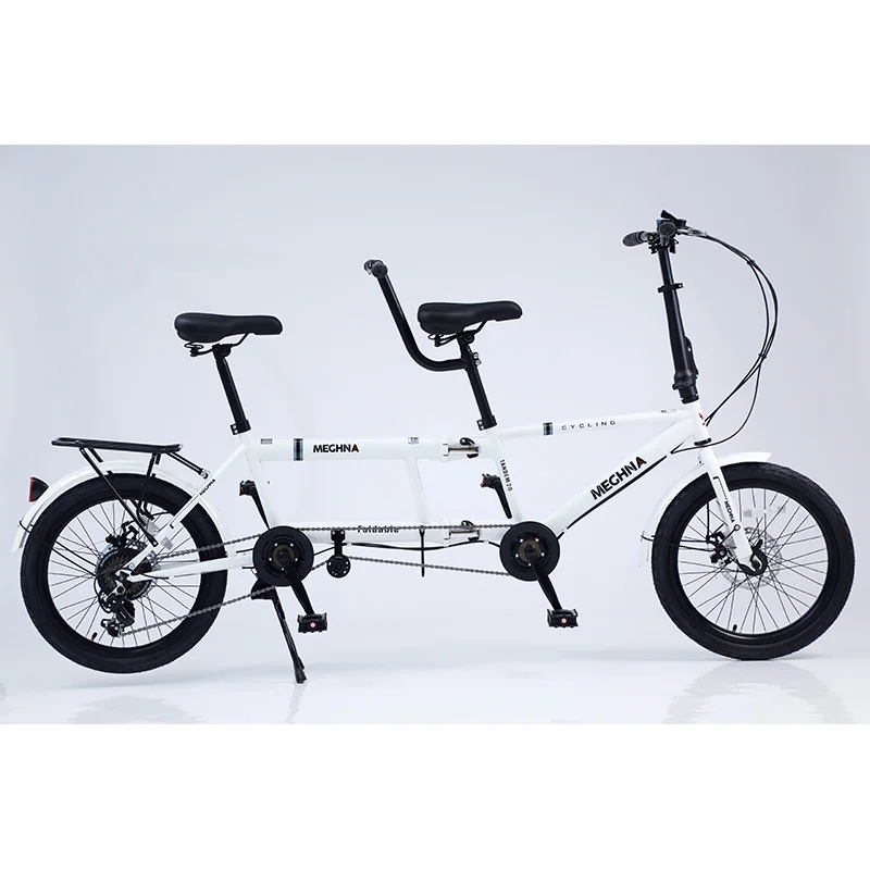 New Design 2-Seater Folding Tandem Bicycle - 21 Speed, Customizable ...