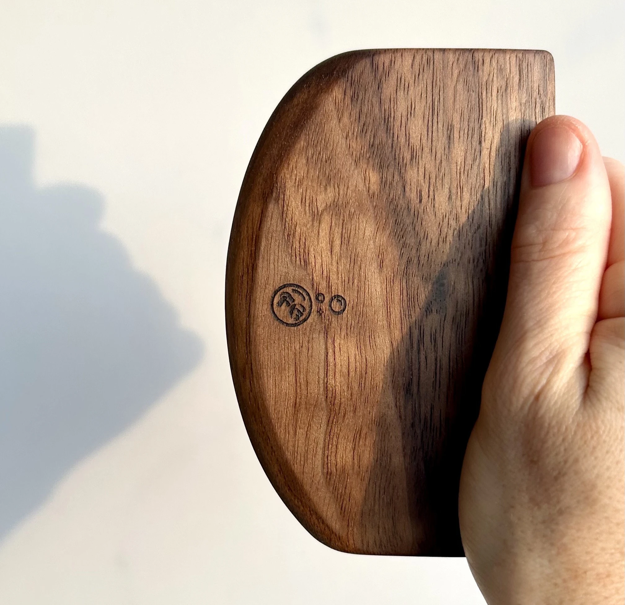 Walnut Wooden Sourdough Cutter Bowl Scraper Handmade Wood Sourdough ...