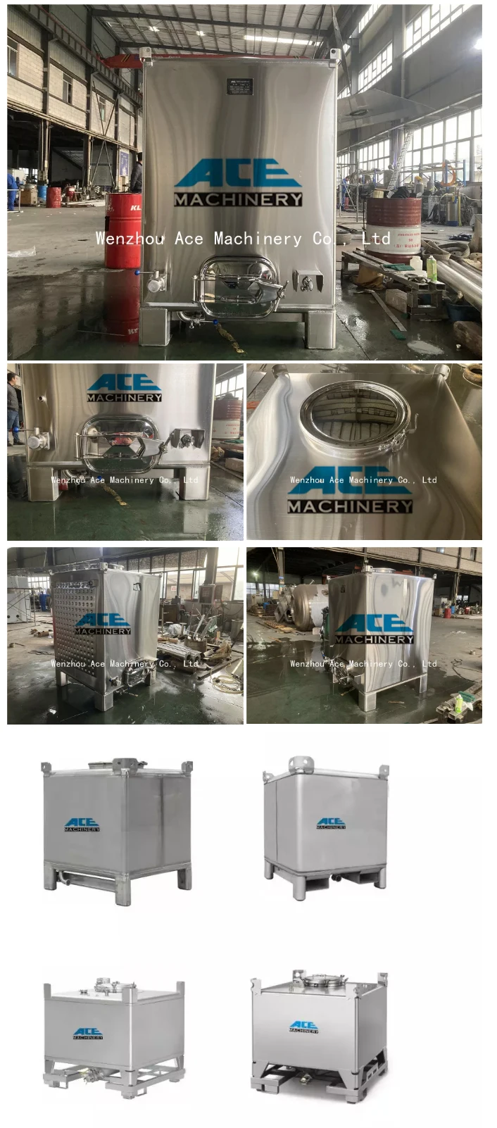 Ace Recycle Folding Collapsible Ibc Tank Ibc Intermediate Bulk ...