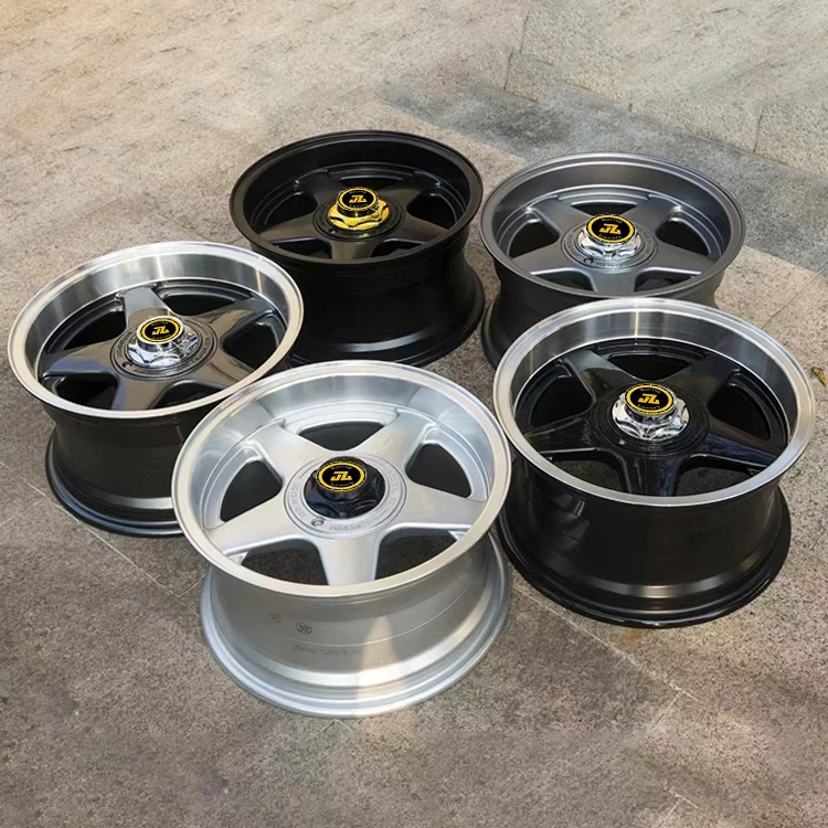 Jiangzao 2-piece Deep Dish Wheels Car Alloy Wheels15 Inch Concave 112 / ...