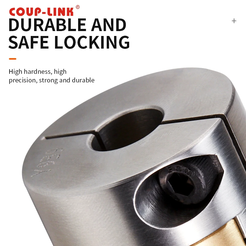 Coup-link Clamp Shaft Coupler Stainless Steel Hub Copper Body Coupling ...