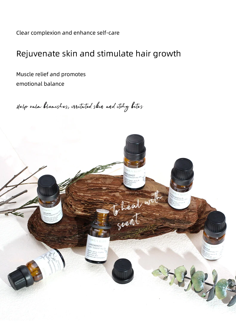 Flora Ruby 6 Bottles Gift Set Air Freshener Diffuser Aromatherapy ...