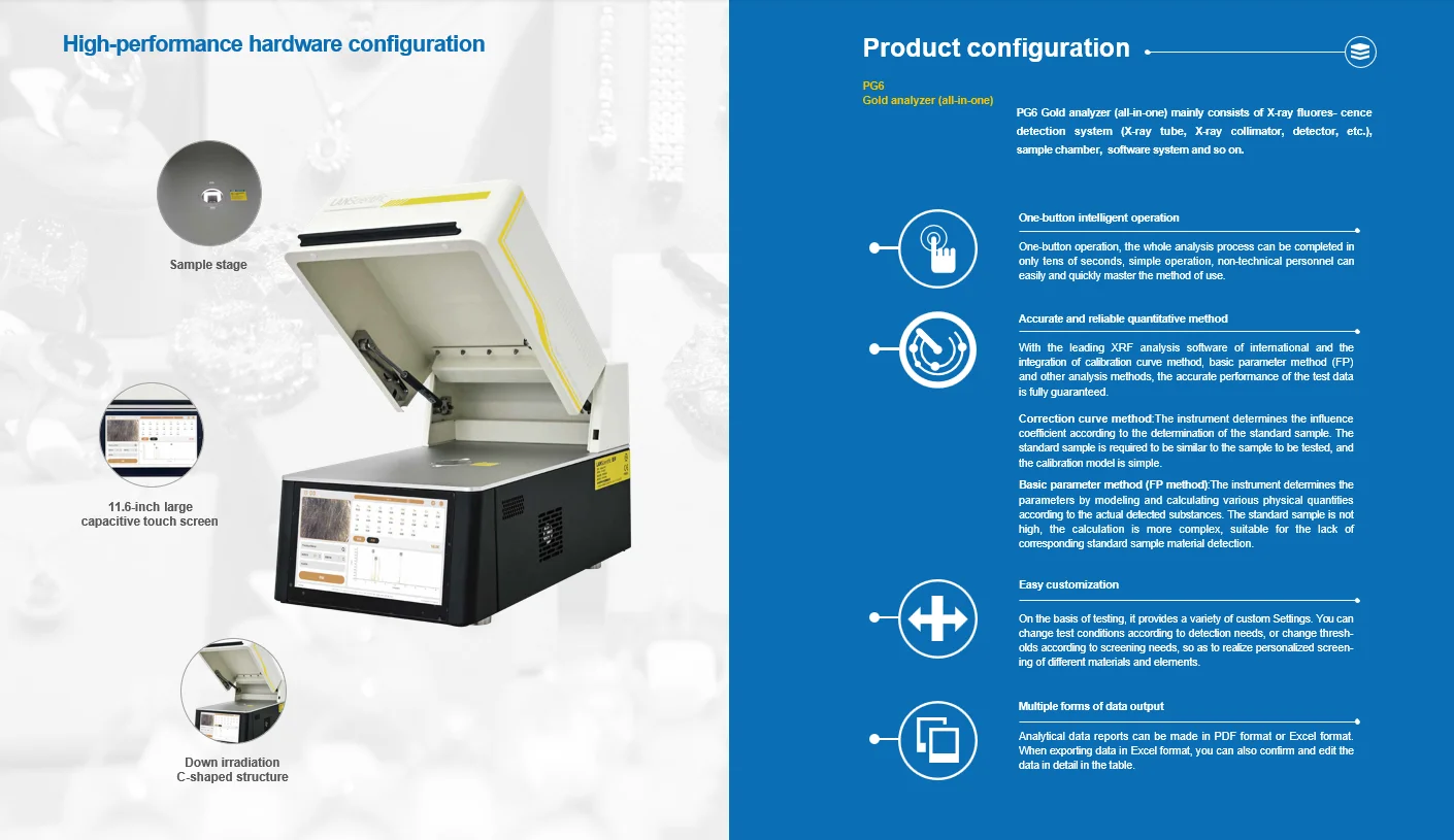 XRF Analyzer XL2 600 XL2 950 Metal Analyzer Chemical Composition Tester ...