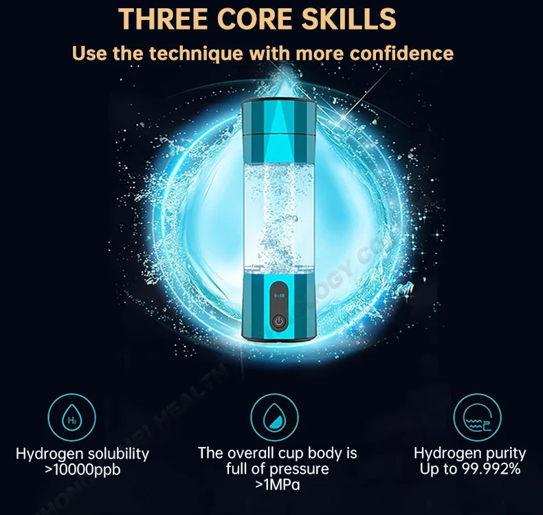 H2 Rich Hydrogen Water Ionizer - Super Saturated Solution
