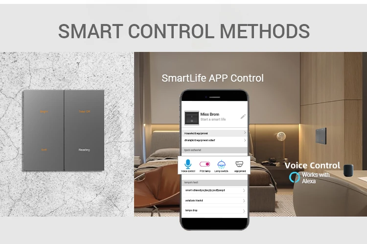 Smart Hotel Light Switch - Control with Voice & Zigbee