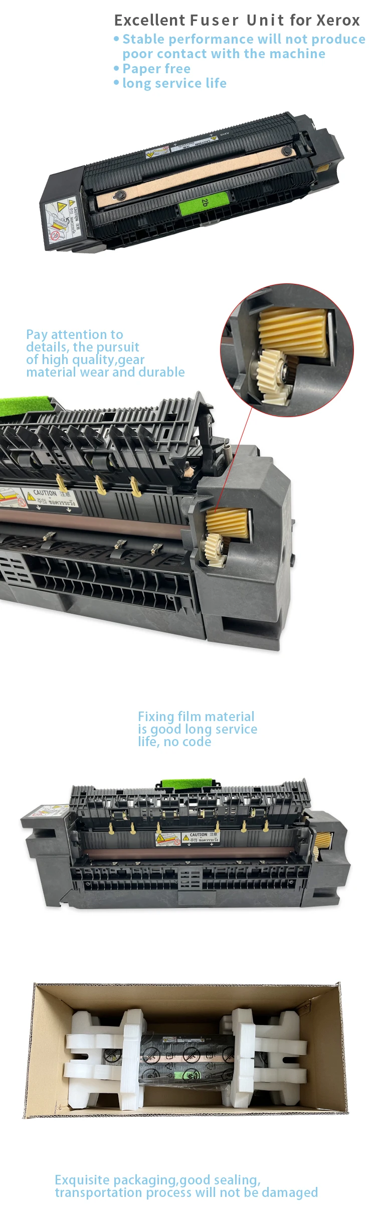 7080 Fuser Unit for Xerox 5080 7080 7000 Copier Second Hand 90% New ...