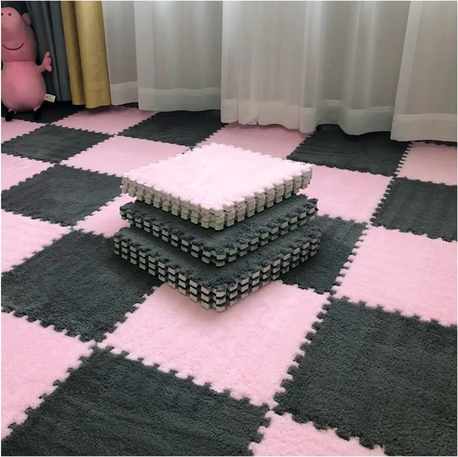 Soft and Fluffy Floor Mats - Perfect for Living Room & Bedroom