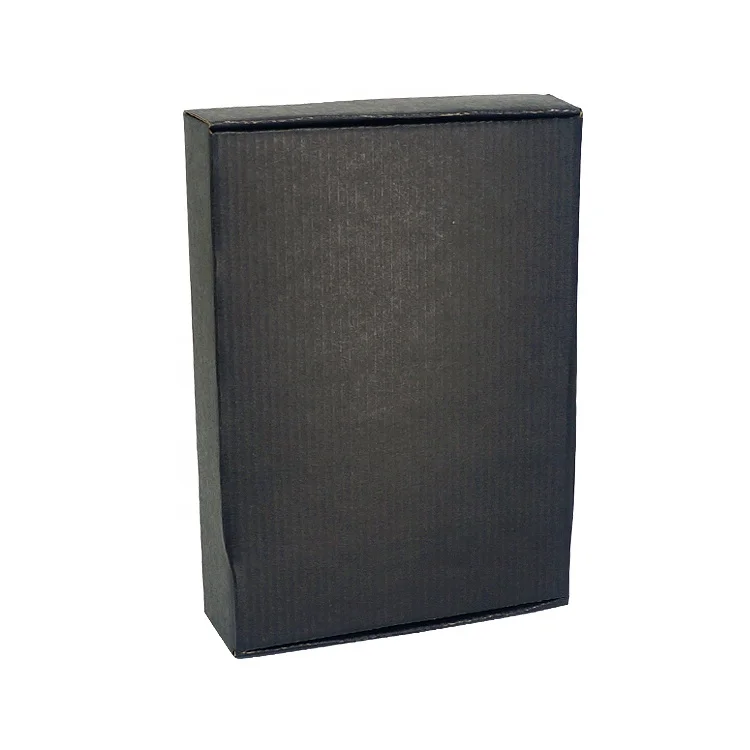 Black Corrugated Shipping Boxes Cardboard Paper Mailer Packaging Box ...