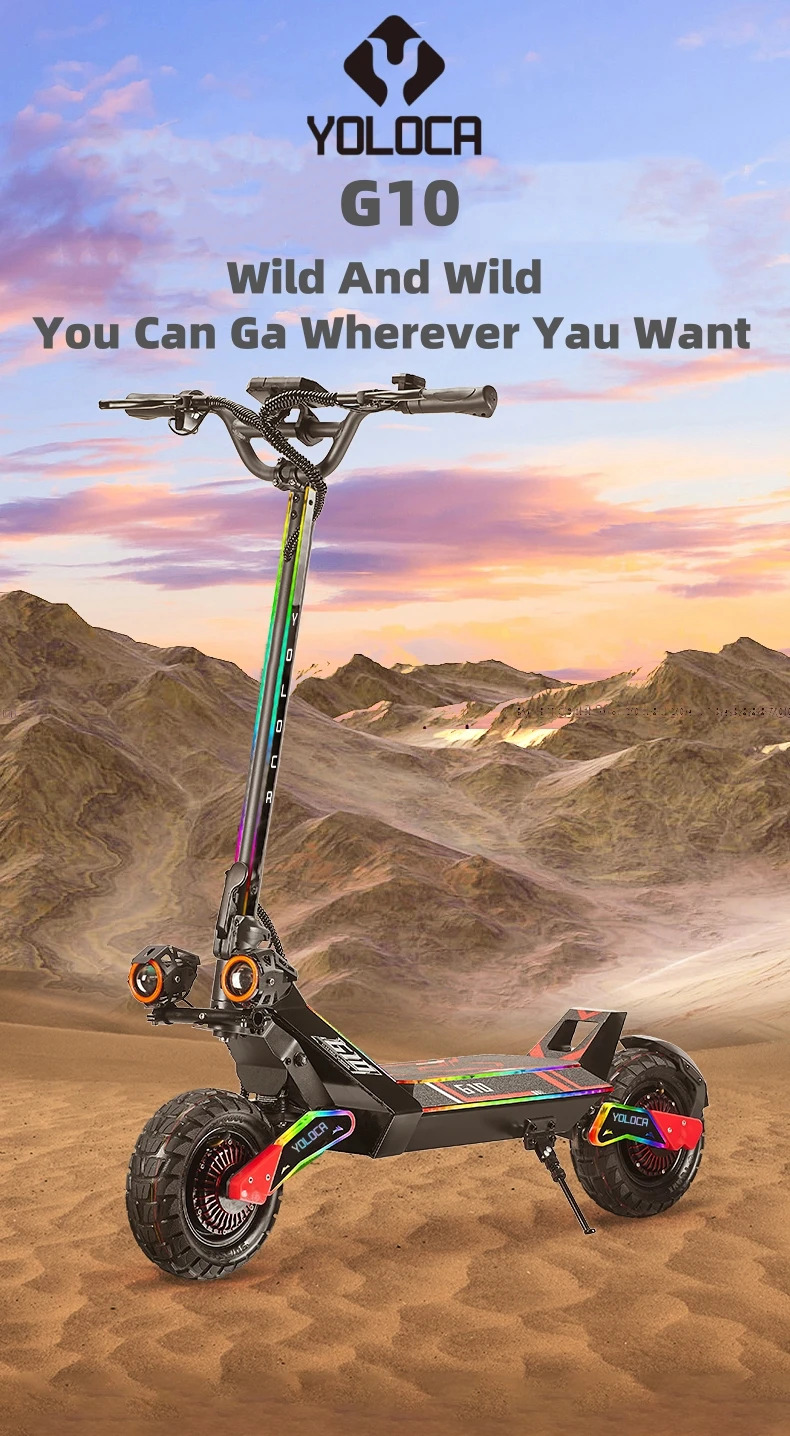 G10 Self-balancing Electric Scooters 4000w 62km/h 10-inch Tire With ...