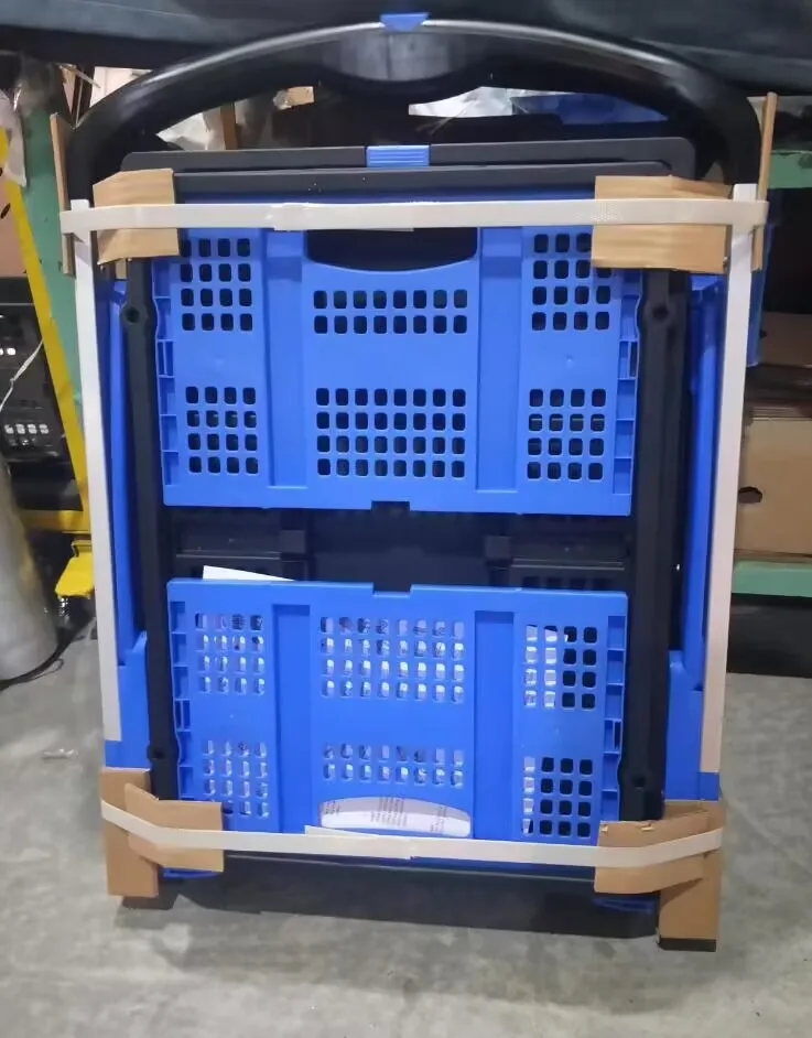 Folding Pull Rod Cart Pulling Goods Dolly Logistics Hand Truck Aluminum ...