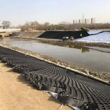Hdpe Geocell Chambers Are Used For Embankments And Shallow Water River ...