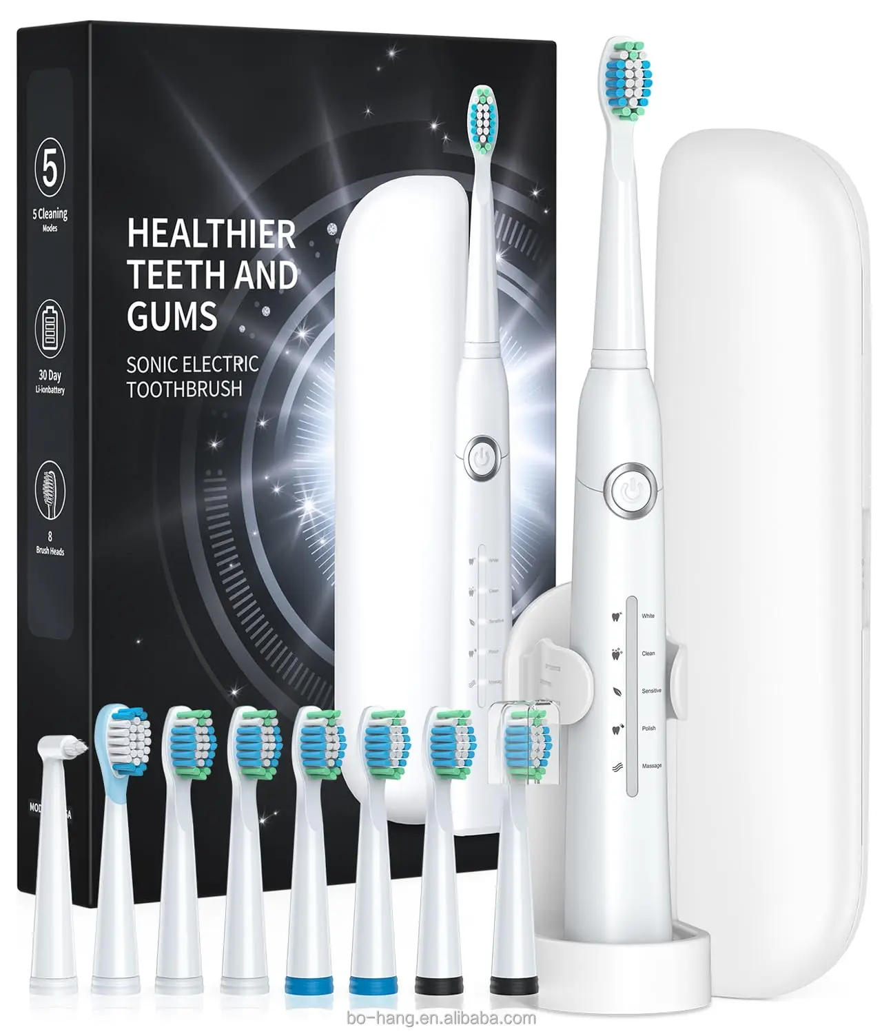Oem Rechargeable Sonic Electric Toothbrush 300 Days Battery Life Ipx8 ...