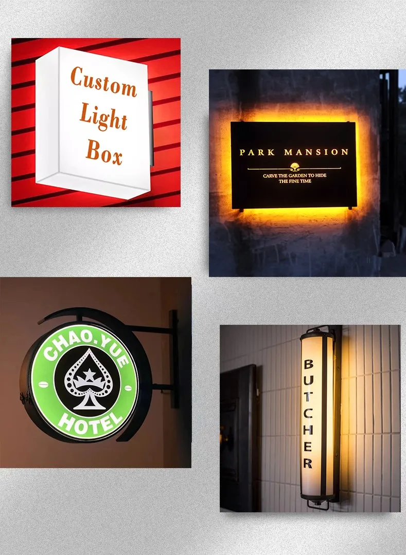 3D Sign Outdoor Light Box - Customized Advertising Display