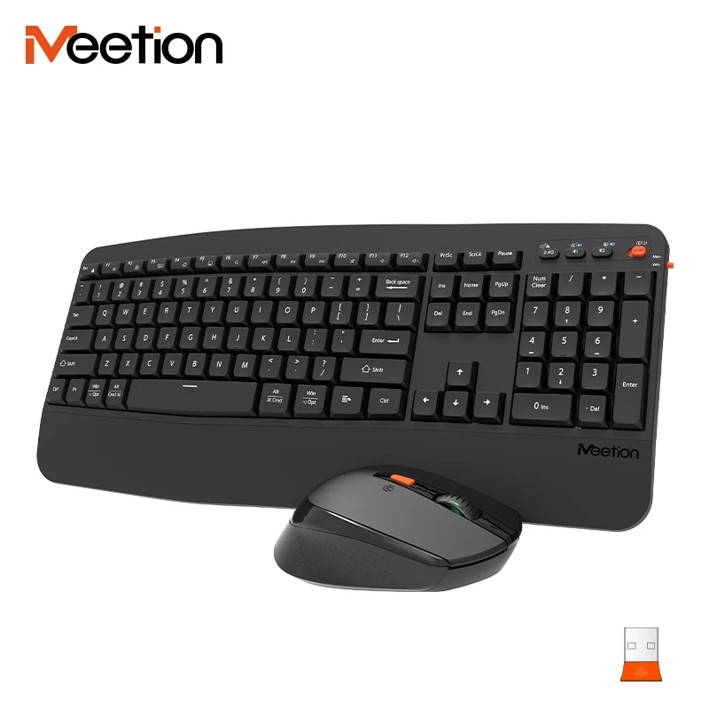 MEETION DirectorA cheap wireless keyboard and mouse 105 keys dual ...