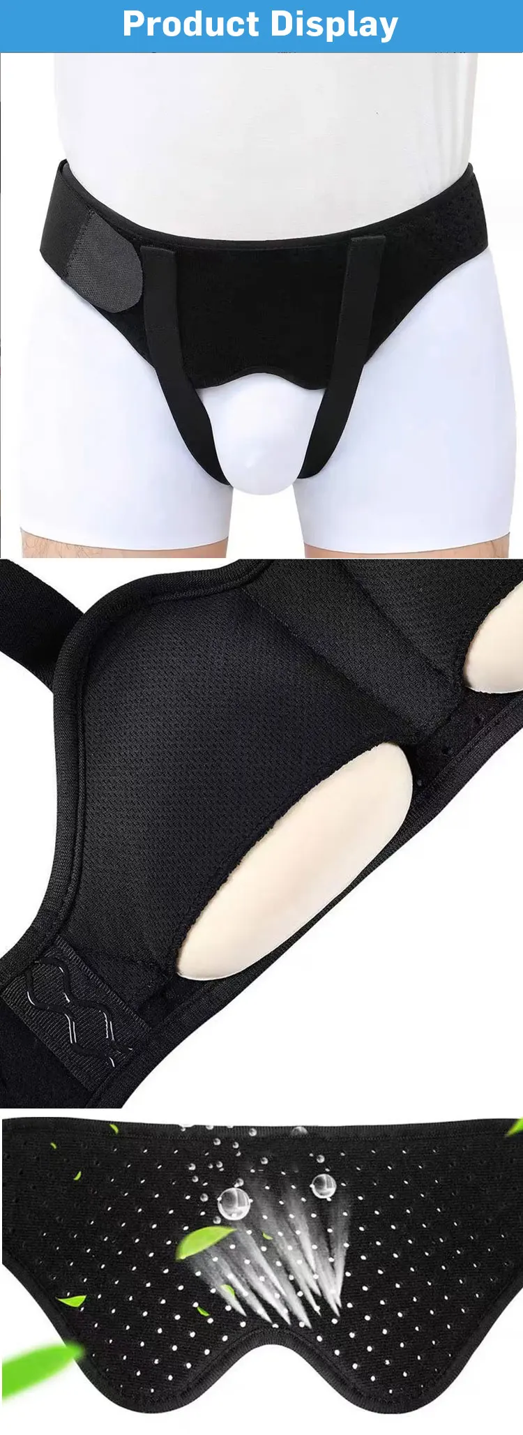 Custom Groin Truss Detachable Pressure Pad Umbilical Support Hernia ...