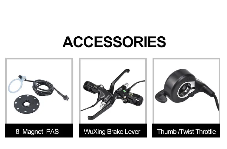 2021 48v 52v 1500w 2000w MTX39 Ebike E Bike Conversion Kits