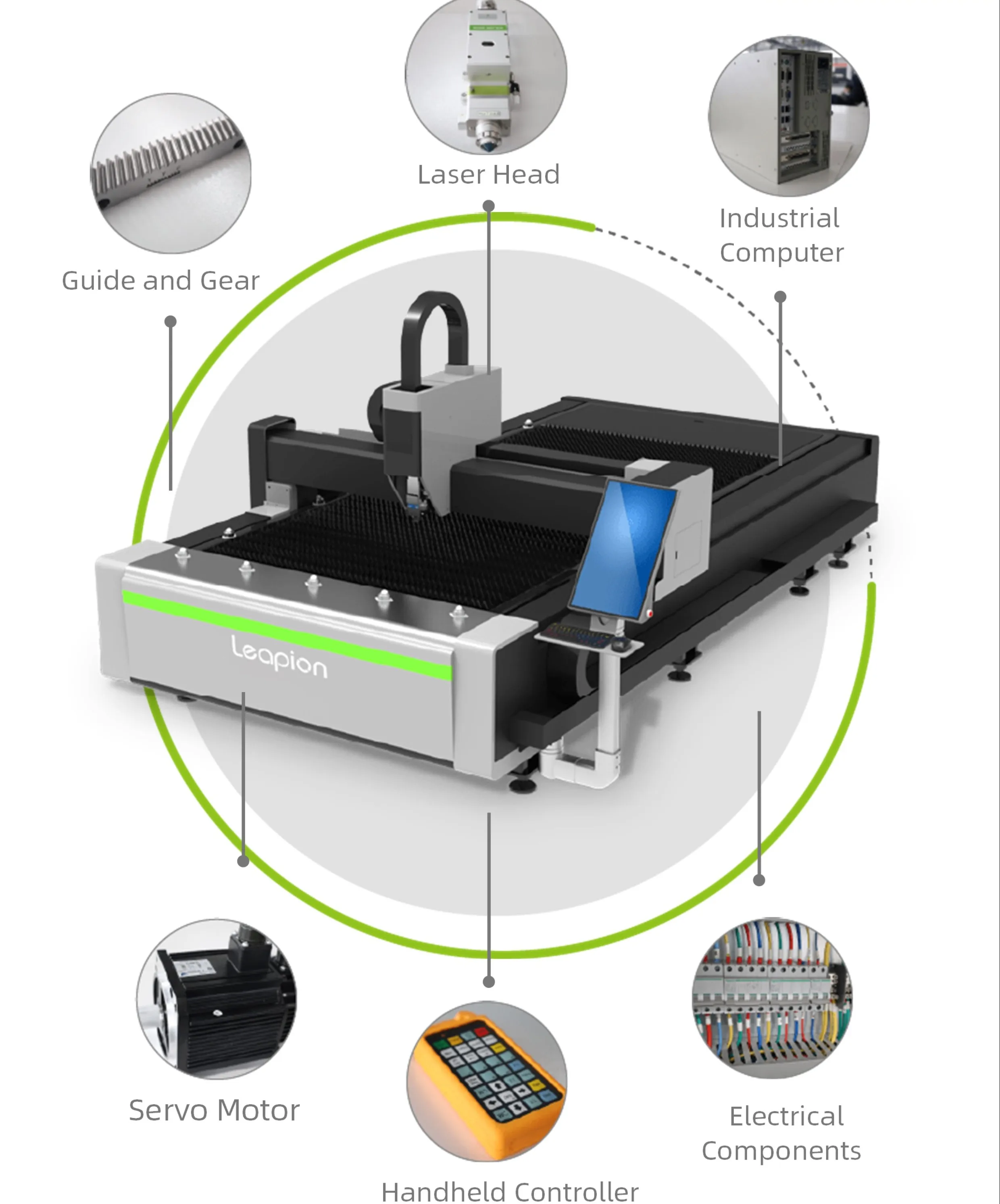 Ultra High Precision 1.5 Kw Laser Cutting Machine Cnc Sheet Metal ...