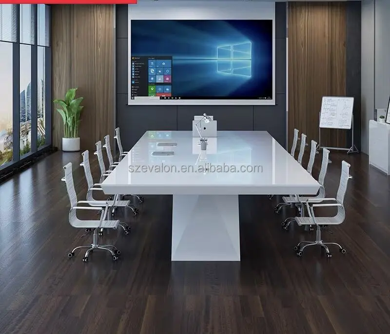 Classic Modern Office Desk Meeting Room Boardroom Conference Meeting ...