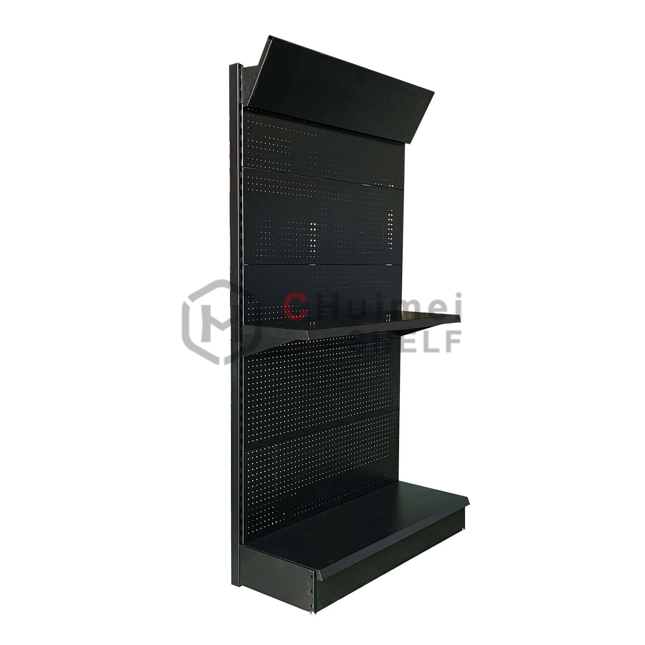 Metal Slatwall Retail Shop Accessories Display Rack With Cabinet ...