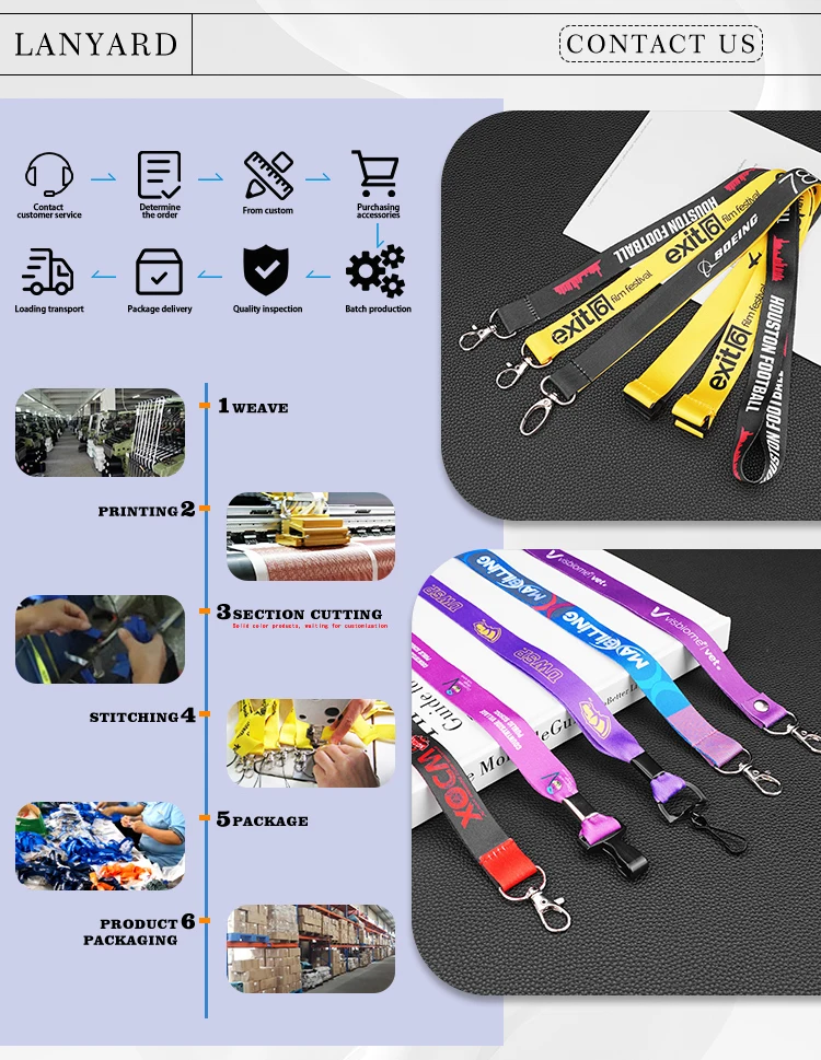 Customized Polyester Lanyard Keychain - Promotional Gifts