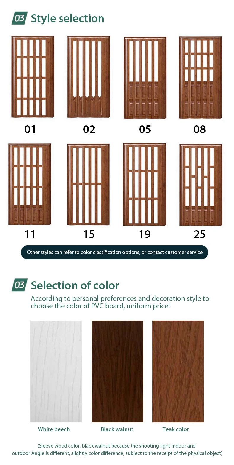 Partition Wall Pvc Flush Folding Door Pvc Folding Accordion Door ...