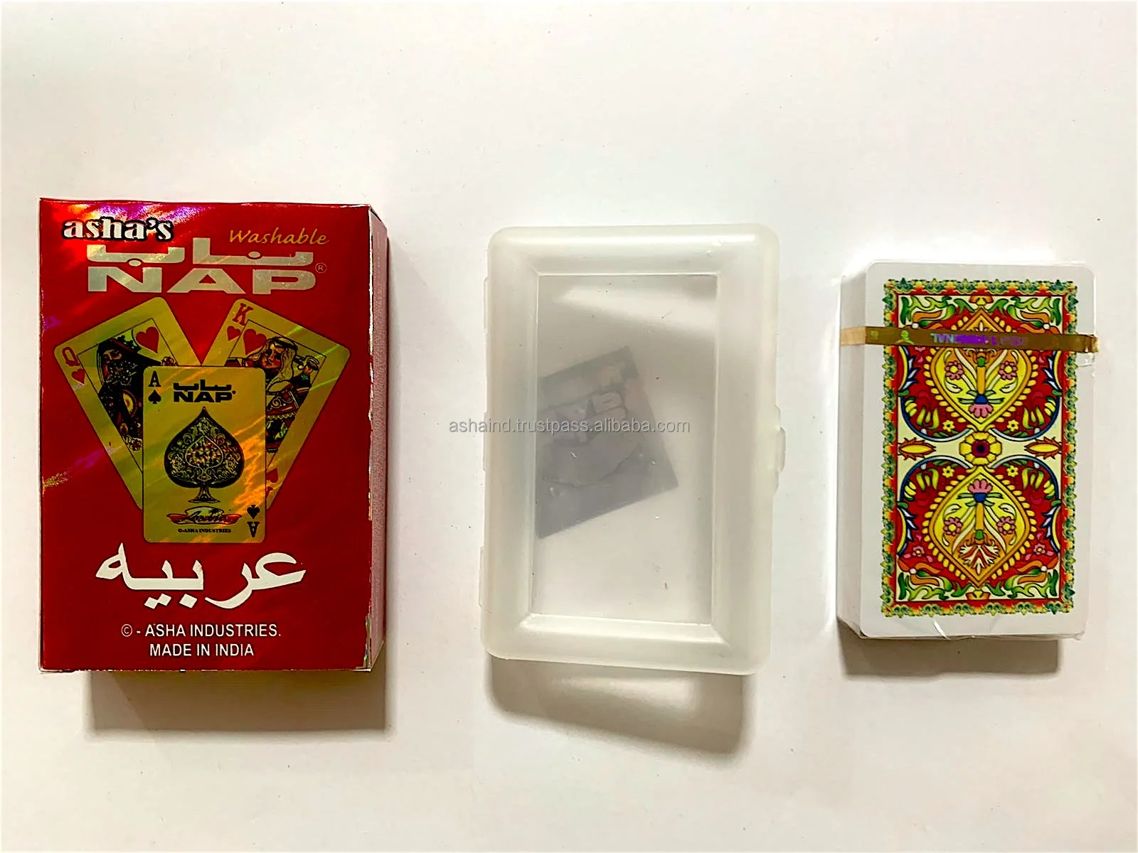 High Quality NAP Arabia Plastic Playing Cards for Parties