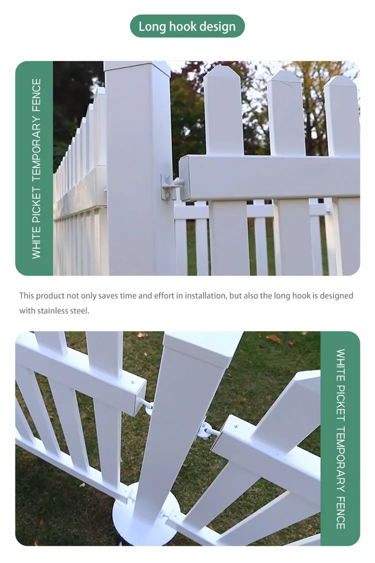 Fentech Plastic Vinyl Pvc Movable Event Temporary Fence - Buy Movable ...