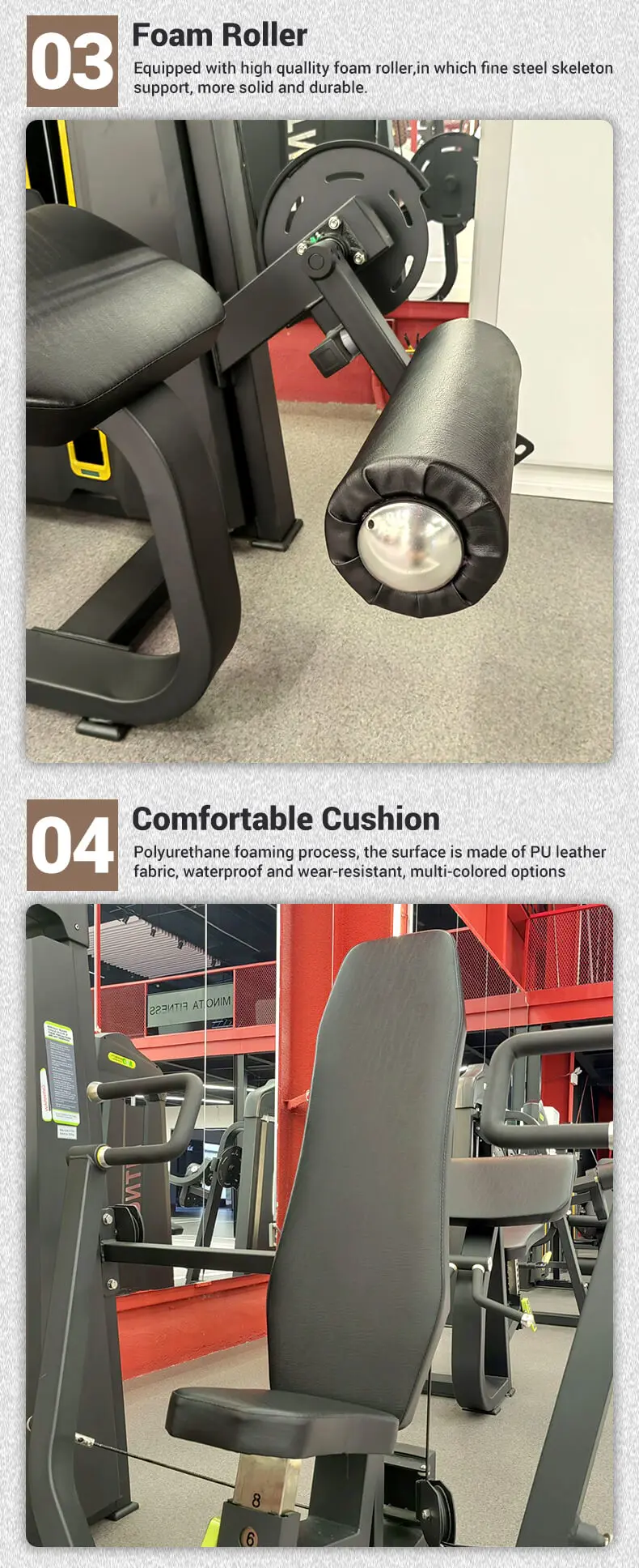 Commercial Single Station Mult Functional Trainer for Gym Fitness ...