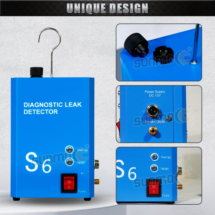 Sunmo Automotive Smoke Machine Leak Detector Diagnostic Tester
