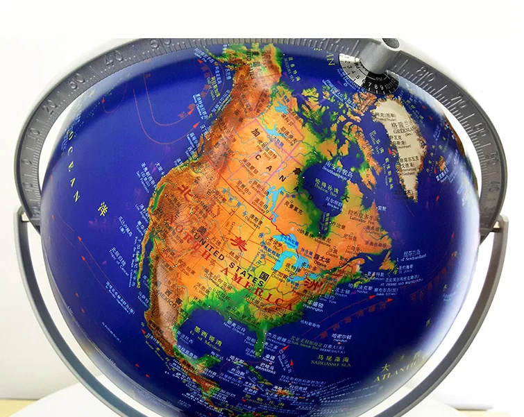 Decorative Raised Relief World Globe With Ar Smart Explorer Globe 3d ...