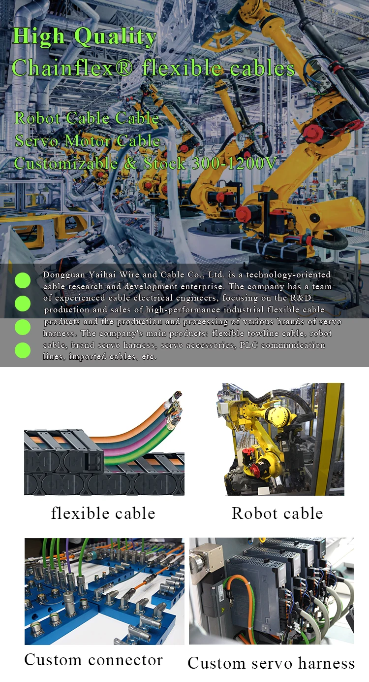 Profinet Profibus CAT6 Type B Industrial Ethernet Cables