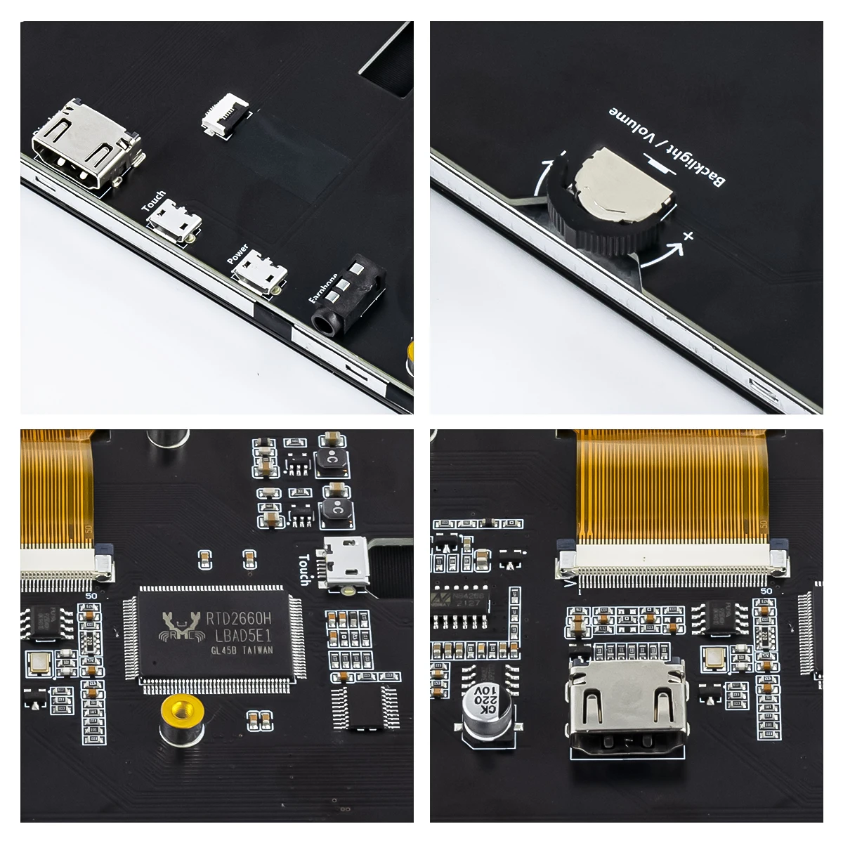 Raspberry Pi 4 with 10.1 Inch Touch Screen - 1024x600 IPS LCD
