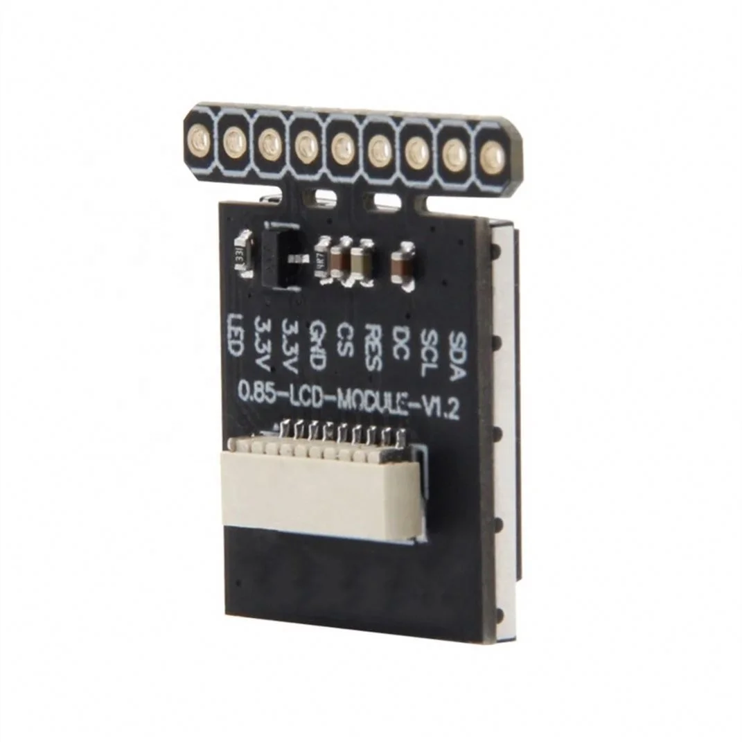 T-0.85 Inch Lcd Module Gc9107 Full Color Display Ips Tft 128*128 Screen ...