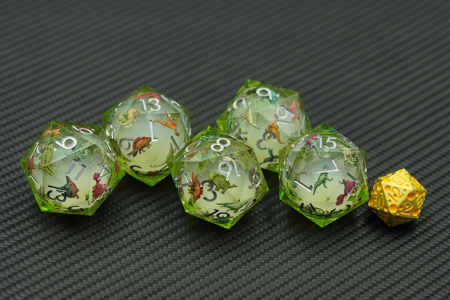33mm Giant Custom D20 Dice Set Polyhedral 20 Sided Resin 20 Sided Bulk ...
